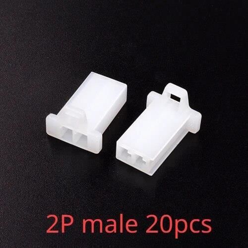 Câble d'alimentation,Connecteur de fil électrique automobile 2.8,6-9mm,2 broches,3 broches,4 ...