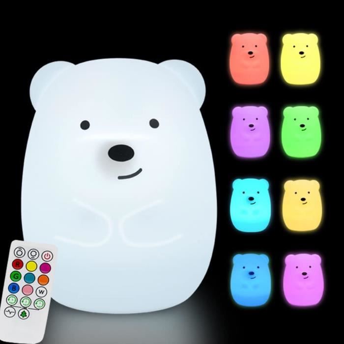 Grande Veilleuse Pour Bébé Ours - Lumière De Chambre À Coucher Pour ...