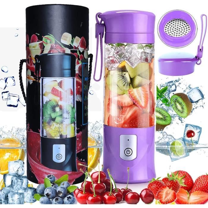 Portable Mixeur Des Fruits Rechargeable Usb,Mini Blender Pour Smoothie ...