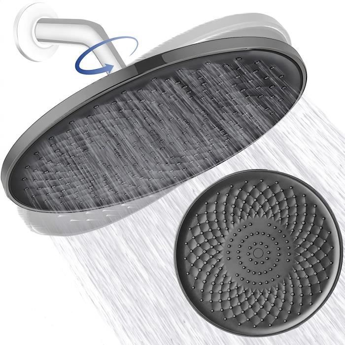 Auvstar Pommes Douche Fixes Tête,Ronde Grand Pomme Douche vertical ...