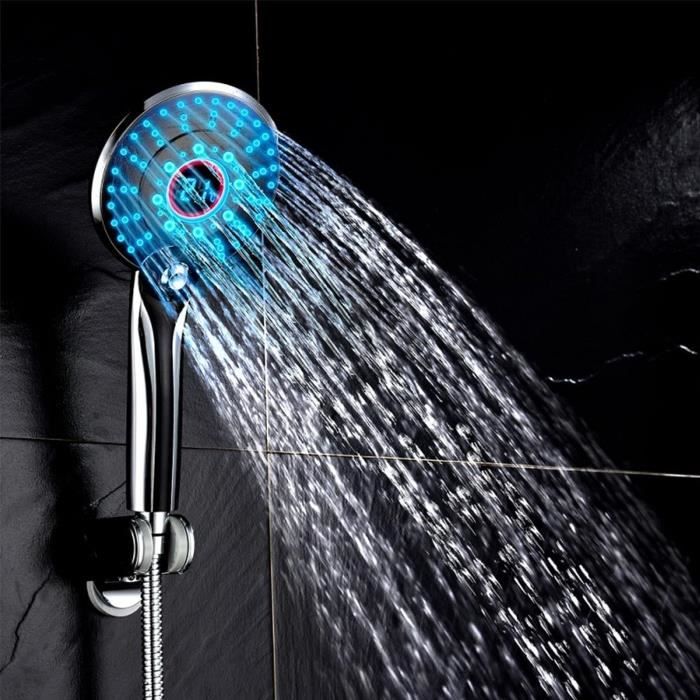 Douche À Main À Led, Douche À Main De Luxe À 3 Réglages, Capteur De ...