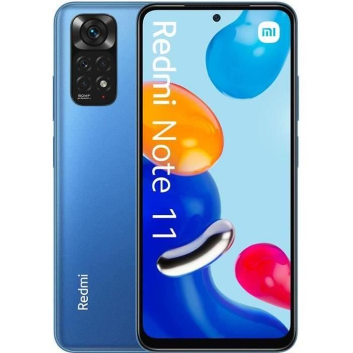 Xiaomi Redmi Note 11 4+64Go Bleu - Cdiscount Téléphonie