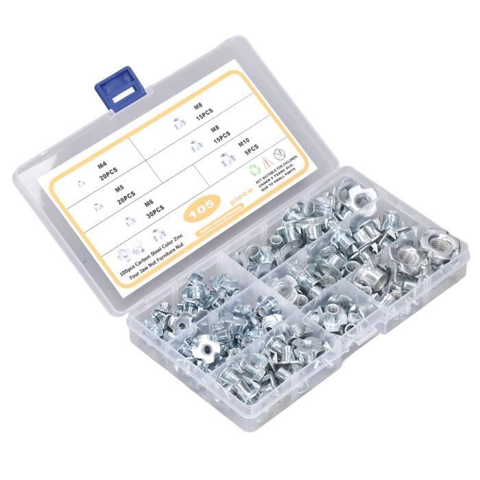 MAG assortiment d'écrous en T crous en T, écrou en T à Fixation Serrée ...