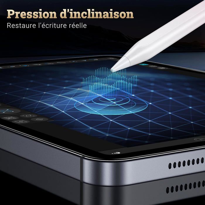 Stylet magnétique pour iPad - EDILIQ - Compatible iPad 2018-2025 ...