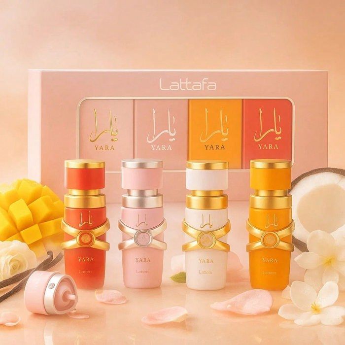 Lattafa Yara collection 4 x 5ml eau de parfum unisexe France ...