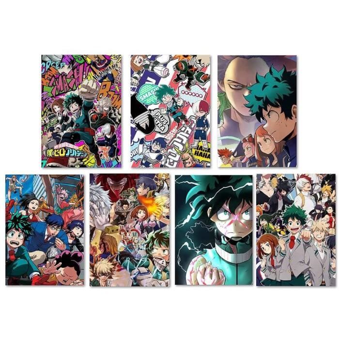 POSTER Poster Boku No Hero Academia - MHA - Pour decoration - 42 x 30 ...