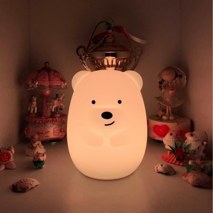 Grande Veilleuse Pour Bébé Ours - Lumière De Chambre À Coucher Pour ...