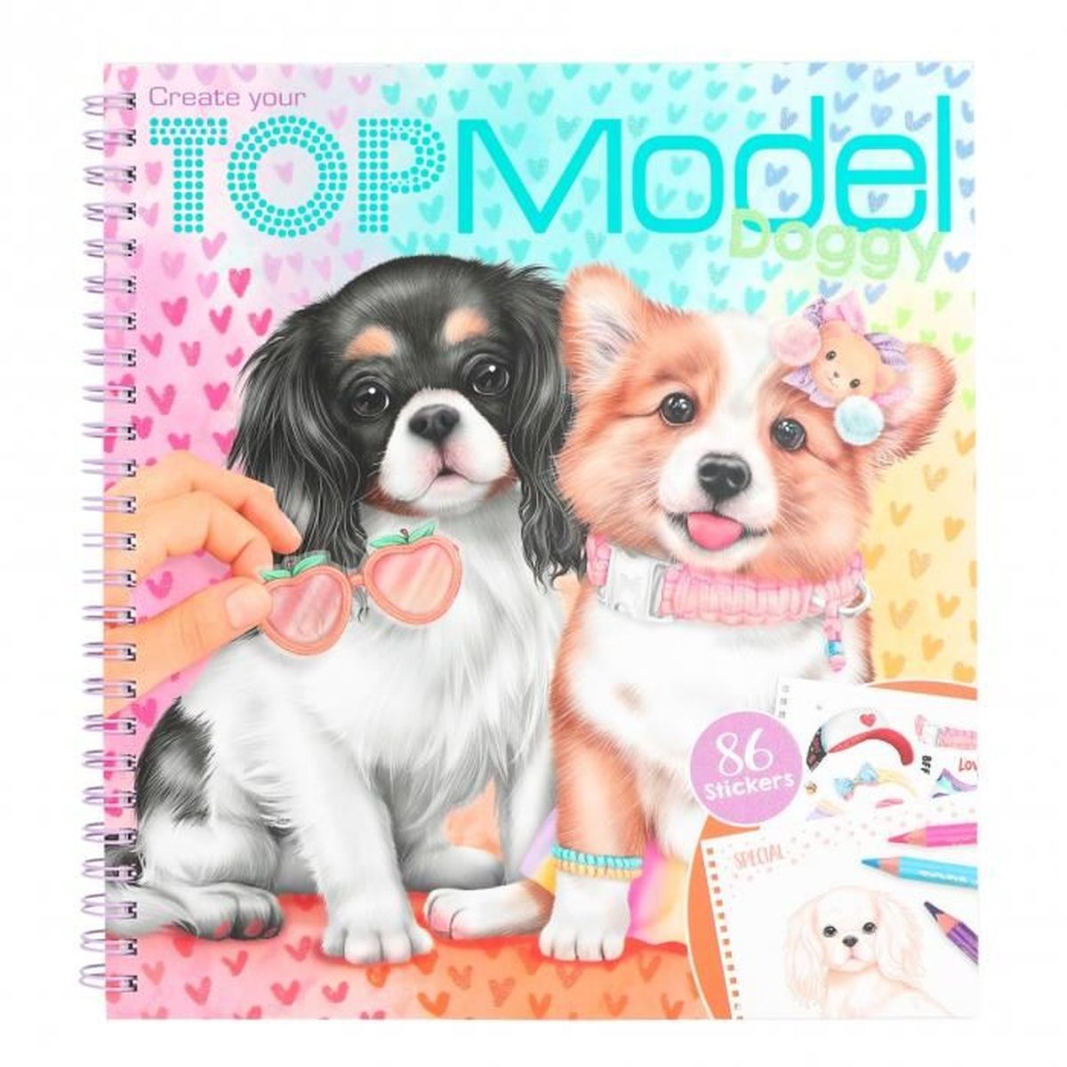 Album coloriage TOP Model modèle Doggy (chien) - Cdiscount Jeux - Jouets