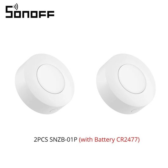 SNOFF Zigbee Commutateur sans fil SNZB-01P scène intelligente Contol ...