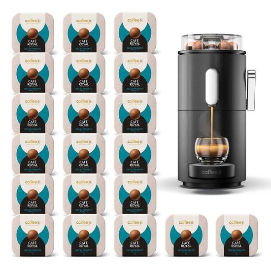 Machine à Café CoffeeB Globe Noir + 180 Coffee Balls Déca - 100% ...