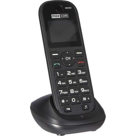 Ehskzjh Téléphone Fixe Sans Fil Avec Carte Sim M35D, Noir - Cdiscount ...