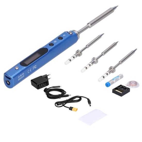 Fer à Souder Portable 12V-24V Mini Outil De Soudage LCD Kit De Fer à ...