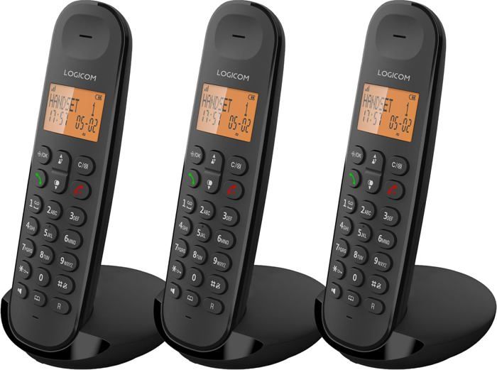 350 Téléphone Fixe sans Fil sans Répondeur - Trio - Téléphones ...