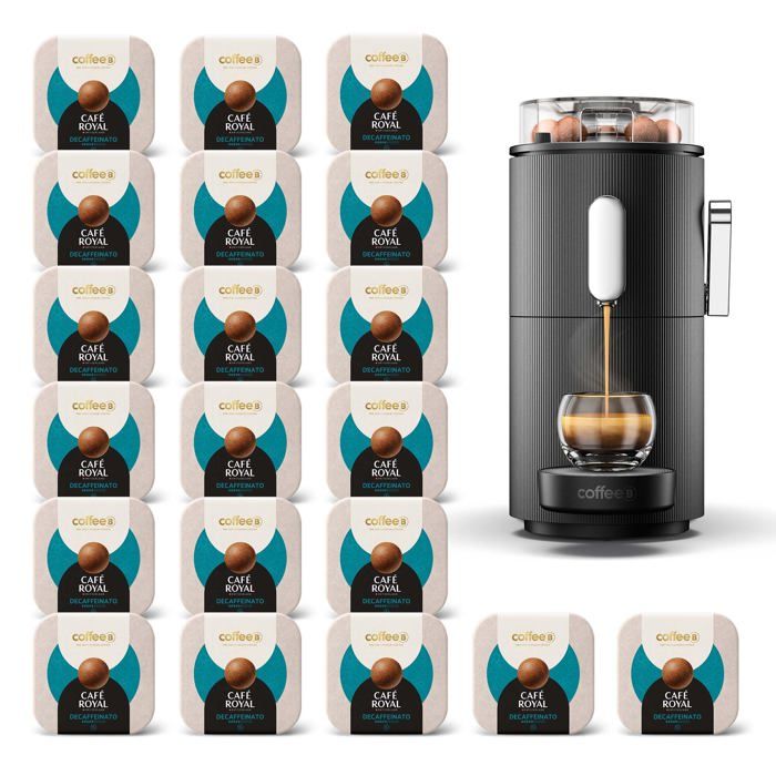 Machine à Café CoffeeB Globe Noir + 180 Coffee Balls Déca - 100% ...