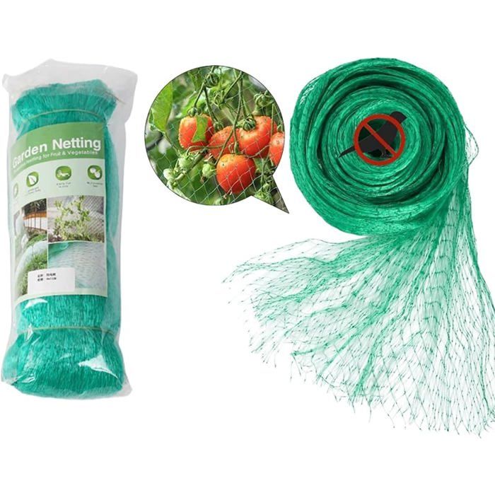 Anti-Bird Netting, 2 x 10 m Garden Protection Plants, Green - Cdiscount ...