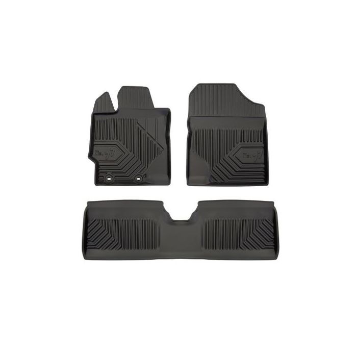 Tapis de sol pour Toyota Yaris III 3türig 2011-2020 sauf hybrid TPE ...