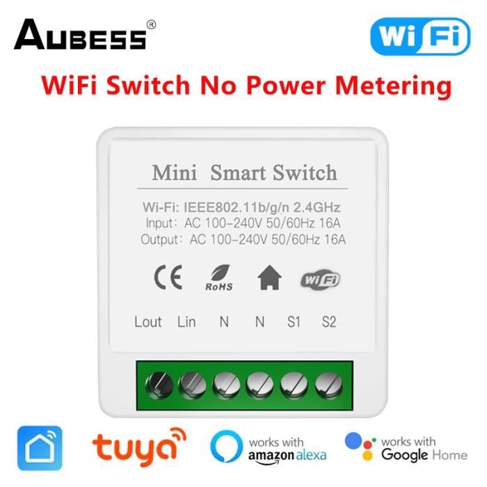 16A Wi-Fi sans mesure-Tuya Zigbee - Wifi MINI Commutateur Intelligent ...