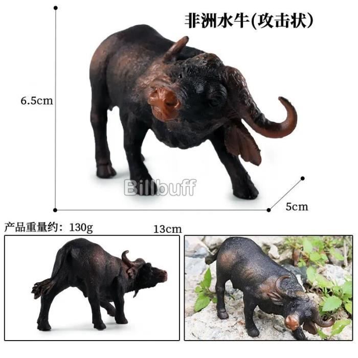 Chiffres de vache E - Figurines de ferme de Simulation, 1 pièce, Bétail ...