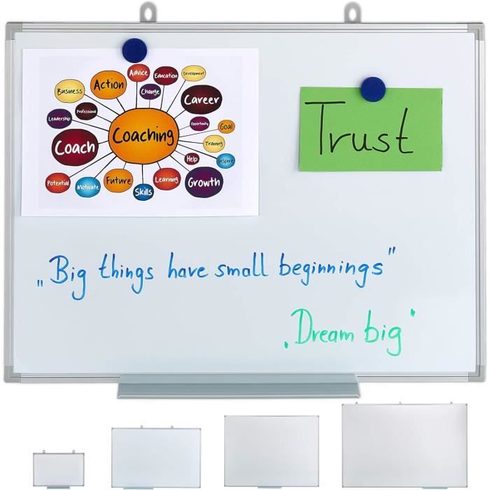 Tableau Blanc Magnétique, Rangement Stylos, Panneau À Inscrire, Support ...