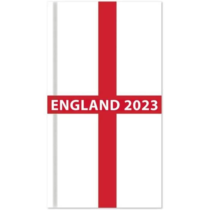 Agenda semainier 2023 fin avec motif drapeau de l'équipe de football d ...