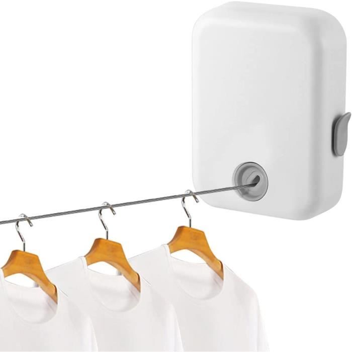 Corde à linge rétractable d'intérieur robuste télescopique invisible ...