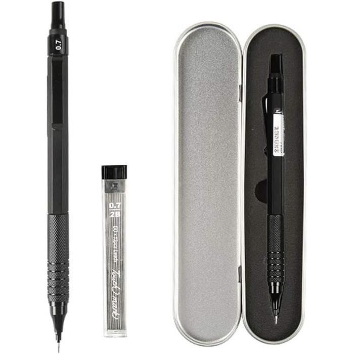Porte-Mines 0.7Mm Avec Gomme Avec 1 Tube Mine 0,7 2B Mines, Crayon ...