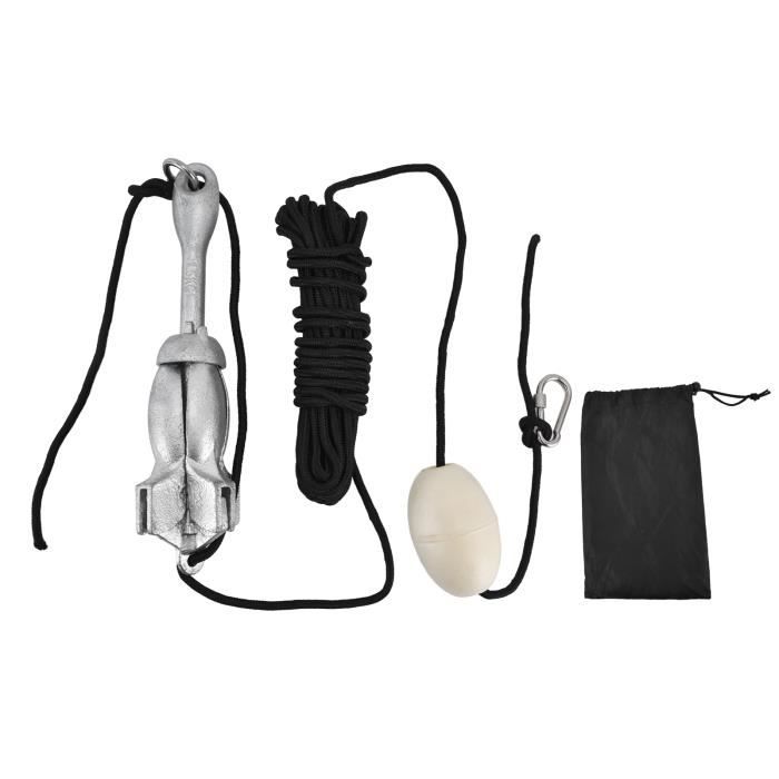 Cikonielf ensemble d'ancre pliante Ancre de bateau grappin pliable 1,5 ... Cikonielf ensemble d'ancre pliante Ancre de bateau grappin pliable 1,5 ...