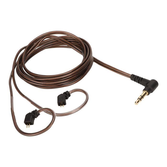 MAG-Câble audio pour casque avec microphone Convient pour QDC, AS12etc ...