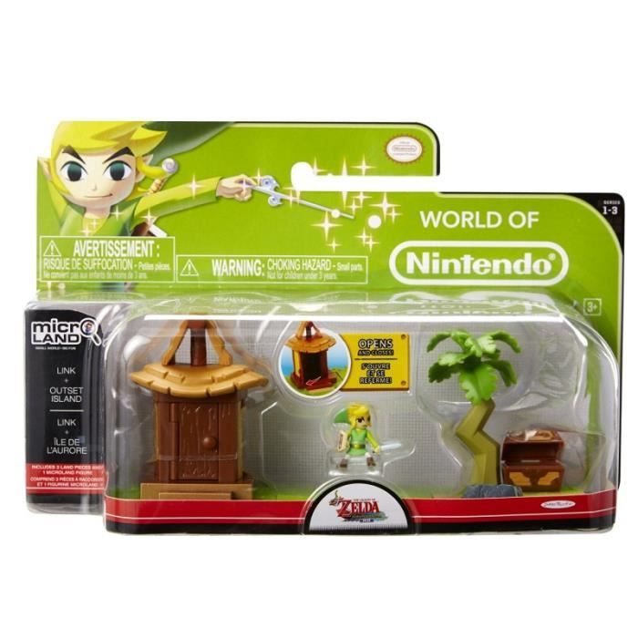 Figurine Zelda - World of Nintendo - Link + Outset Island - Cdiscount ...