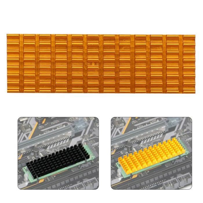 Dissipateur thermique pour SSD PCIE M.2 2280 - PWSHYMI - Refroidisseur ...
