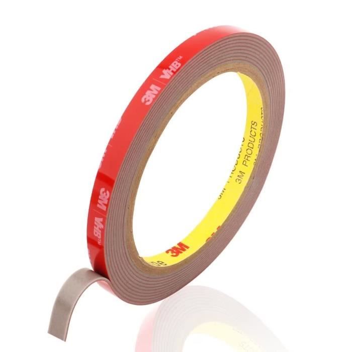 3M Ruban Adhésif Double Face Extra Forte,Adhésif Puissant Ruban De Montage, Étanche Et ...