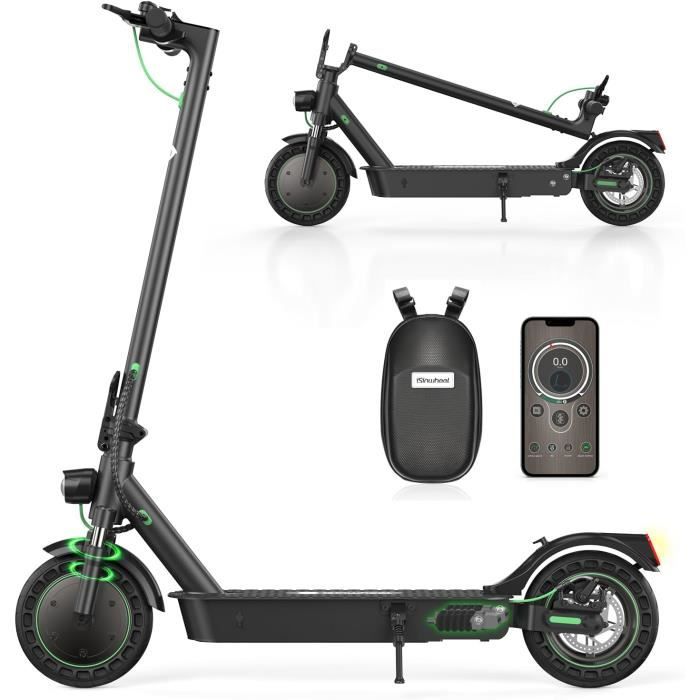 Trottinette Electrique Adultes, 500W Moteur Trottinette Électrique 10 ...