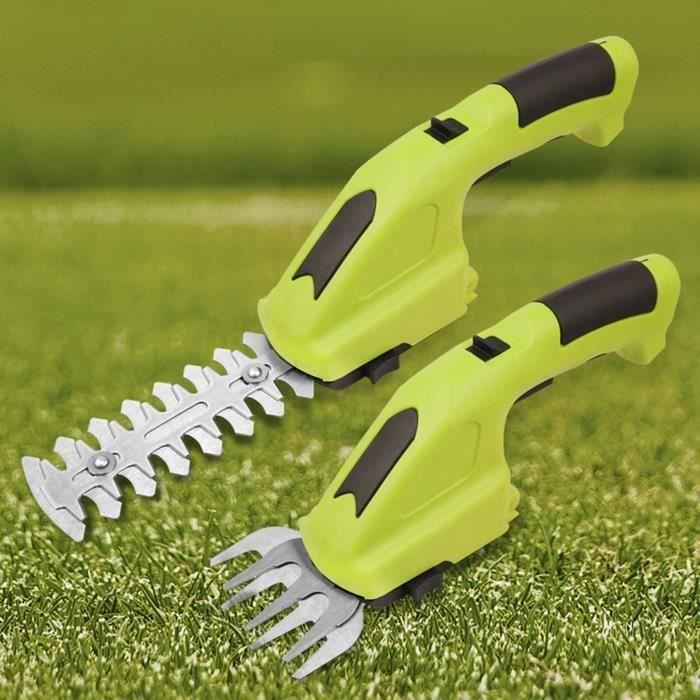 Haoyun-Tondeuse Mini taille-haie électrique 2 en 1 chargement USB tondeuse à gazon fournitures ...