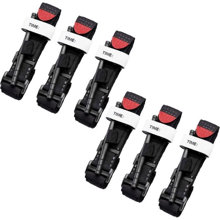 6 Pièces Garrot Extérieur Portatif, Tourniquet De Secourisme, Pour ...