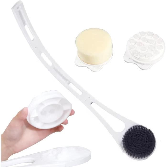 Brosse de bain à long manche pour douche - TRAHOO - Brosse dorsale à ...