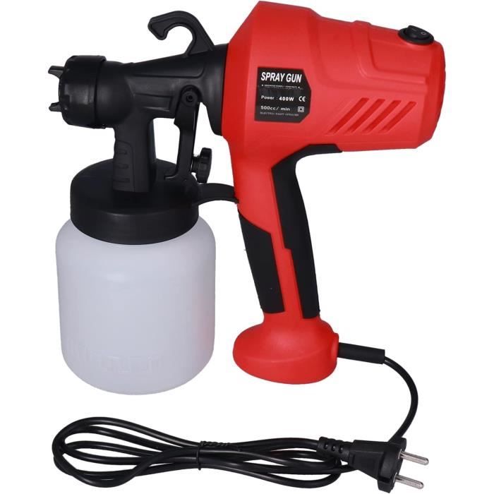 Pulv risateur De Peinture 400W 500Cc Min Pistolet Peinture pulv-risateur-de-peinture-400w-500cc-min-pistolet-peinture