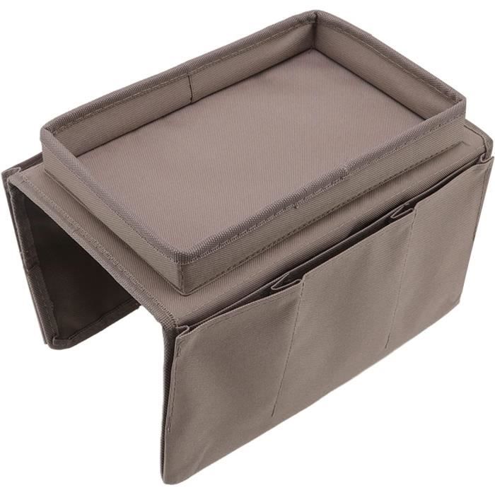 Support de rangement de canapé pliant - TRAHOO - Table 60cm - Café ...