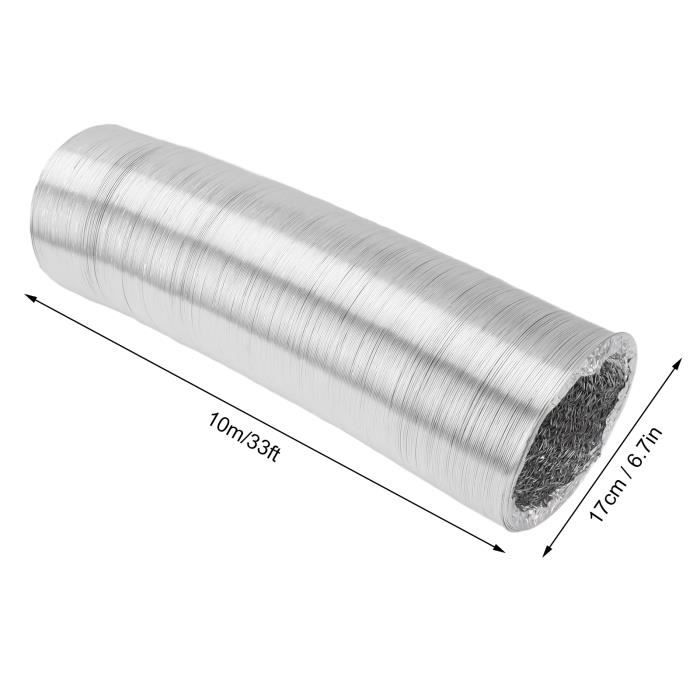 COC-7542325327354-tuyau de conduit d'air flexible (10 M / 32 8 Pieds ...