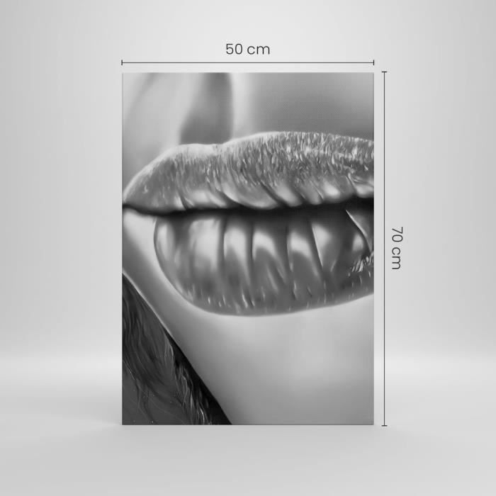 Impression sur toile Image sur Toile Tableau sur toile Femme Bouche ...