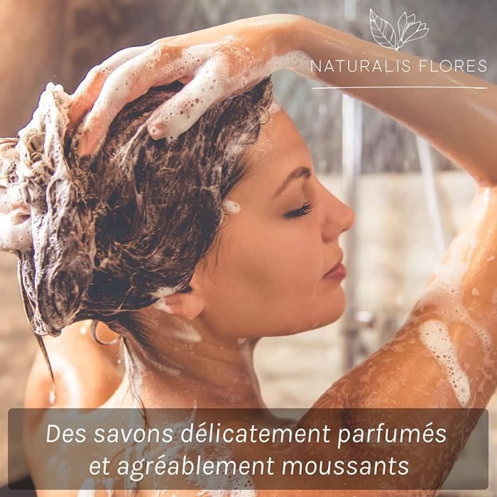 FLORES® – Coffret 6 Savons et Shampoing Solide BIO & Naturels – Corps ...