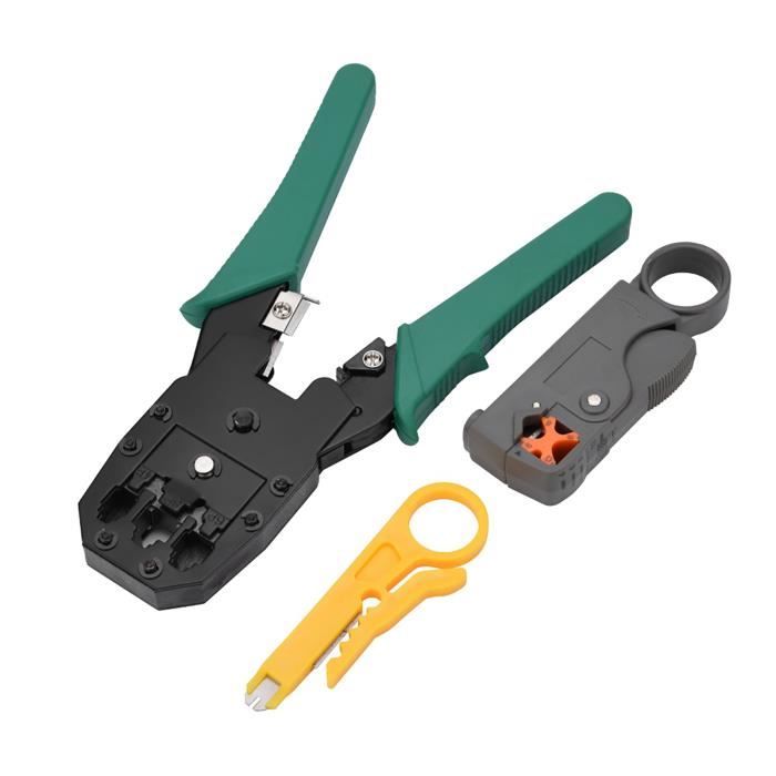 Outils de maintenance réseau Cable Tester Kit, 11-Piece Network Service ...
