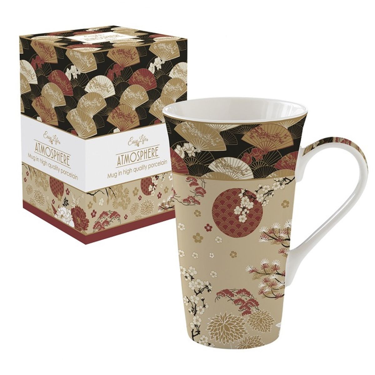 COFFRET MUG EN PORCELAINE 600 ML KIMONO - EASYLIFE - Cdiscount Maison