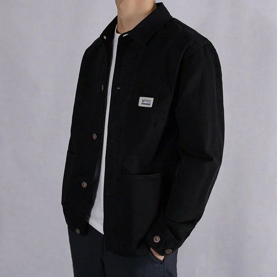 Veste de printemps décontractée pour hommes,chemise de Sport de plein ...