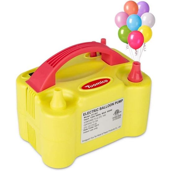 Gonfleur Ballon Electrique Portatif Double de la Buse 600w ...