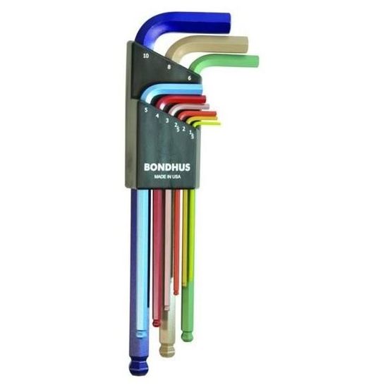 Clé Allen bras longue 9 pièces Bondhus BO69499 - Cdiscount Bricolage