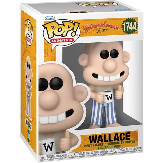 Figurine - FUNKO - N° 1744 - Wallace en pyjama - 9 cm - Pour enfants à ...