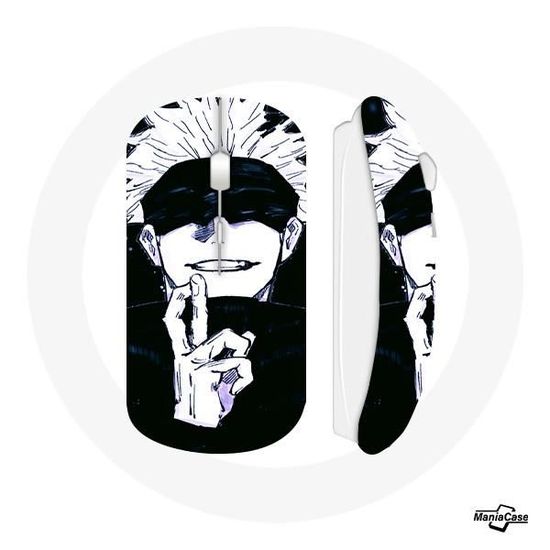 Souris Sans Fil - Satoru Gojo - Jujutsu Kaisen - Noir - Compatible Mac ...