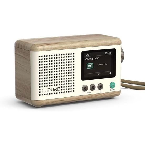 Radio numérique Portable - Pure - Mini - Bluetooth 5.3 - 15 heures d ...