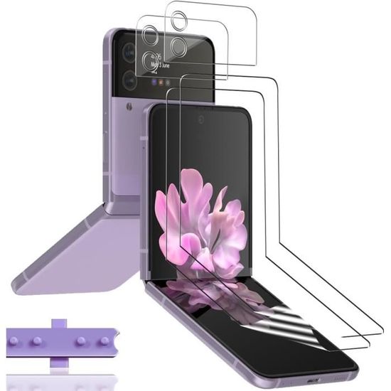 Tpu Protection Écran Pour Samsung Galaxy Z Flip 3 [2 Pièces] Et Caméra ...