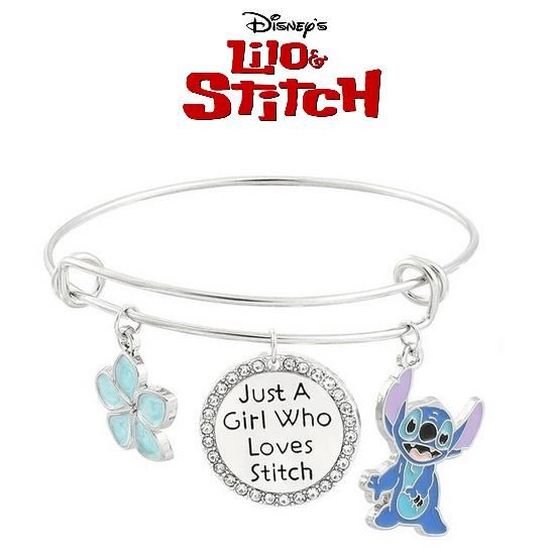 Bracelet Lilo et Stitch Bijoux Emeraude Argent - Achat / Vente bracelet ...